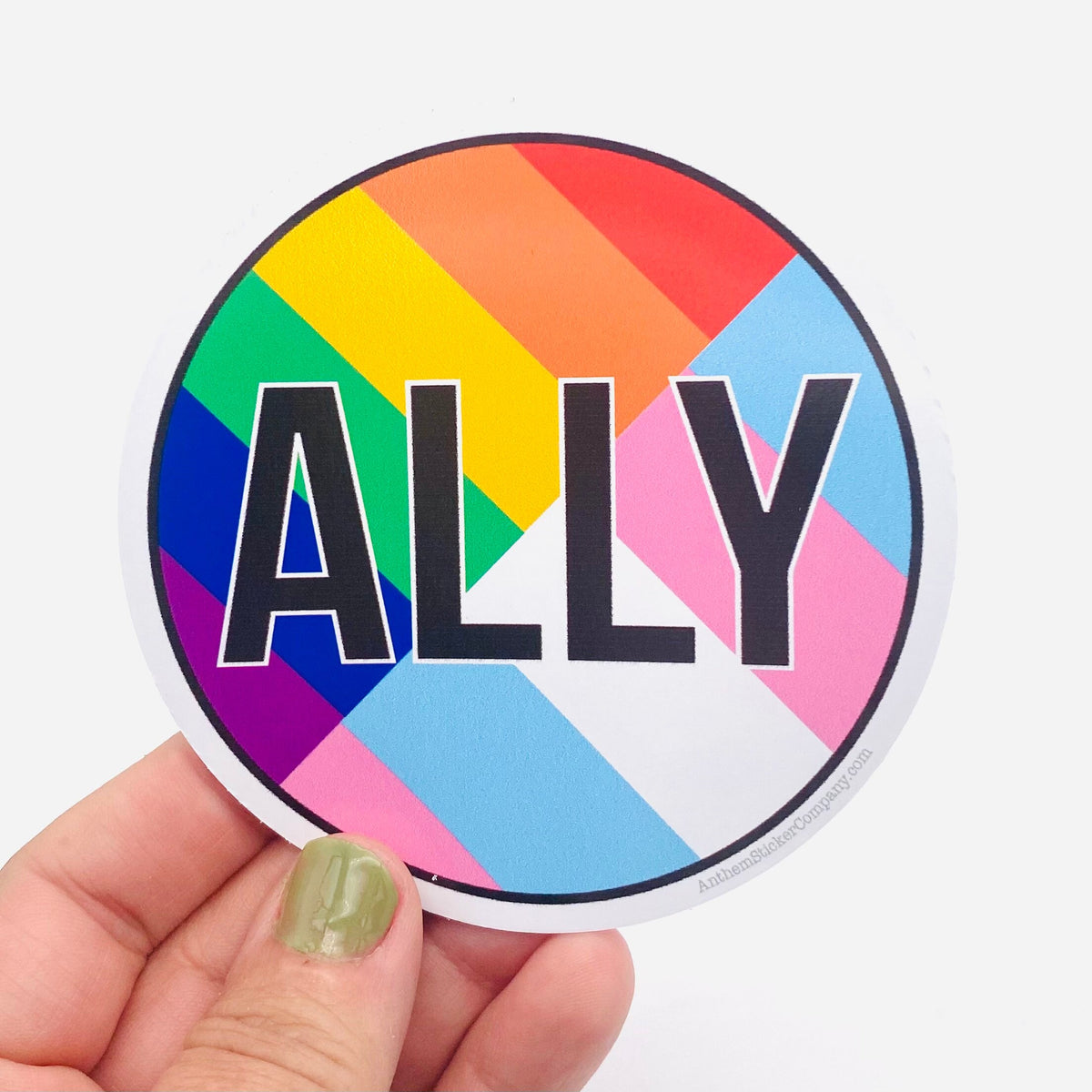 ally circle sticker – Anthem Sticker Company