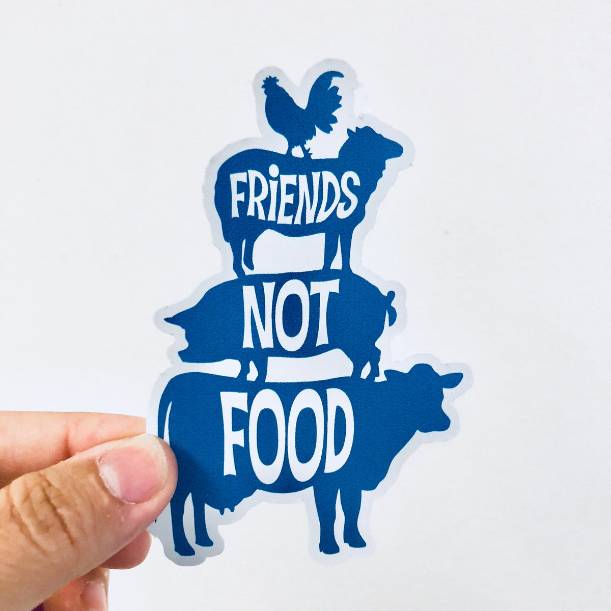 friends not food sticker – Anthem Sticker Company