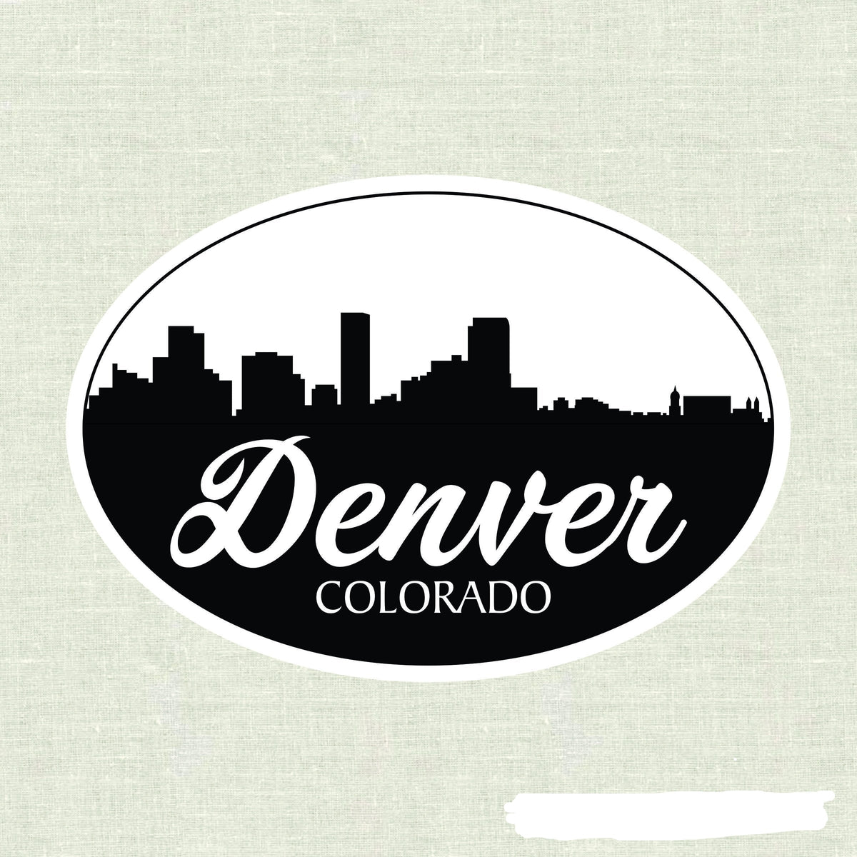 Colorado Denver skyline sticker – Anthem Sticker Company